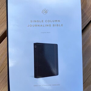 ESV Single Column, Hard Cover, Hand Painted, Journaling Bible - Etsy