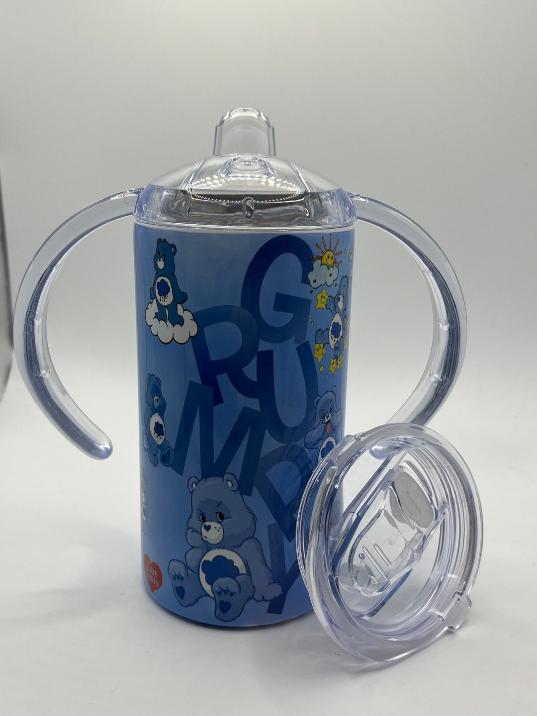 Care Bear Grumpy Bear Sippy Cup - Etsy