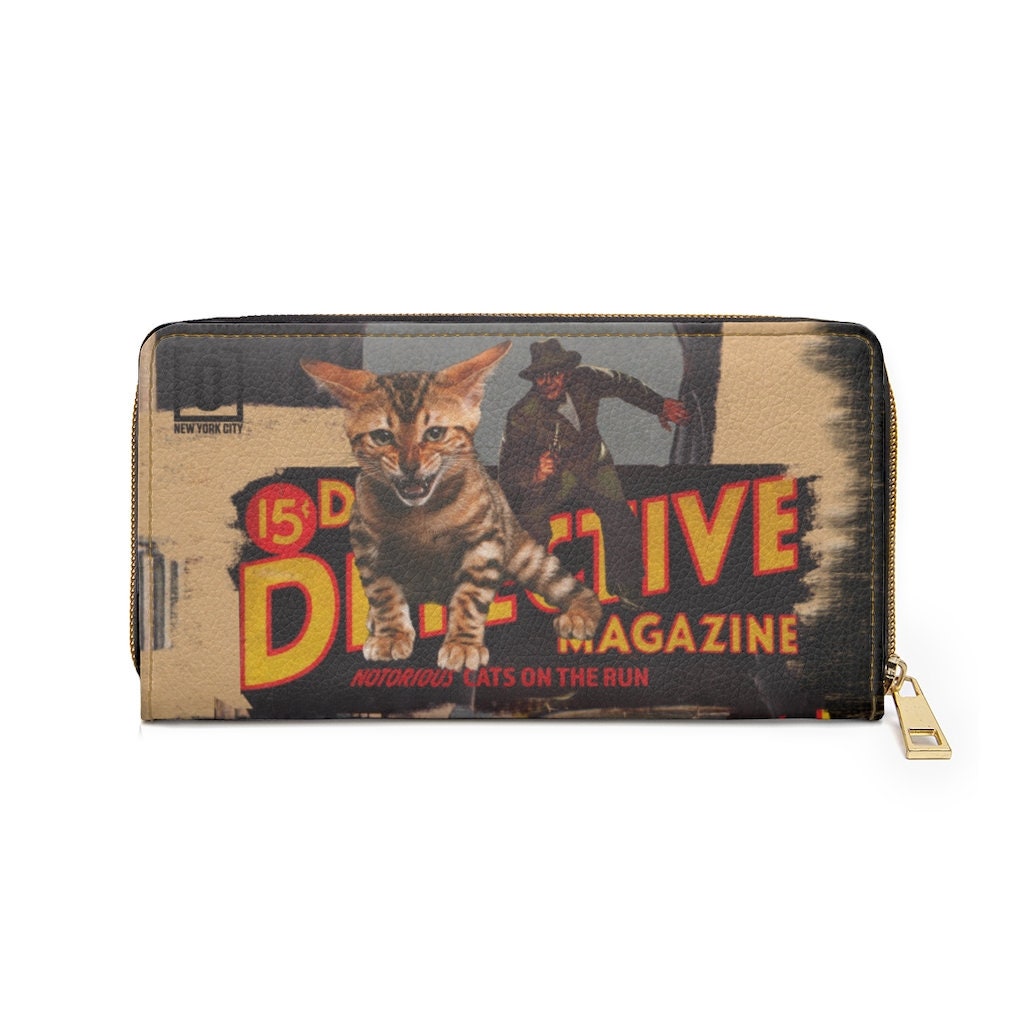 Wallet CRIME CATS They Just Want to Play, Card and Cash Zipper Wallet ...
