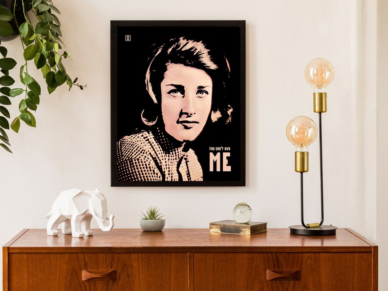 Wall Art Print: You Dont Own Me, Portrait of Lesley Gore, Feminism Art ...