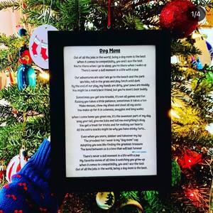 Dog Mom Poem, Personalized Pet Poem Gifts - Etsy