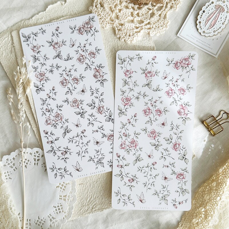 Floral Stickers - Etsy UK