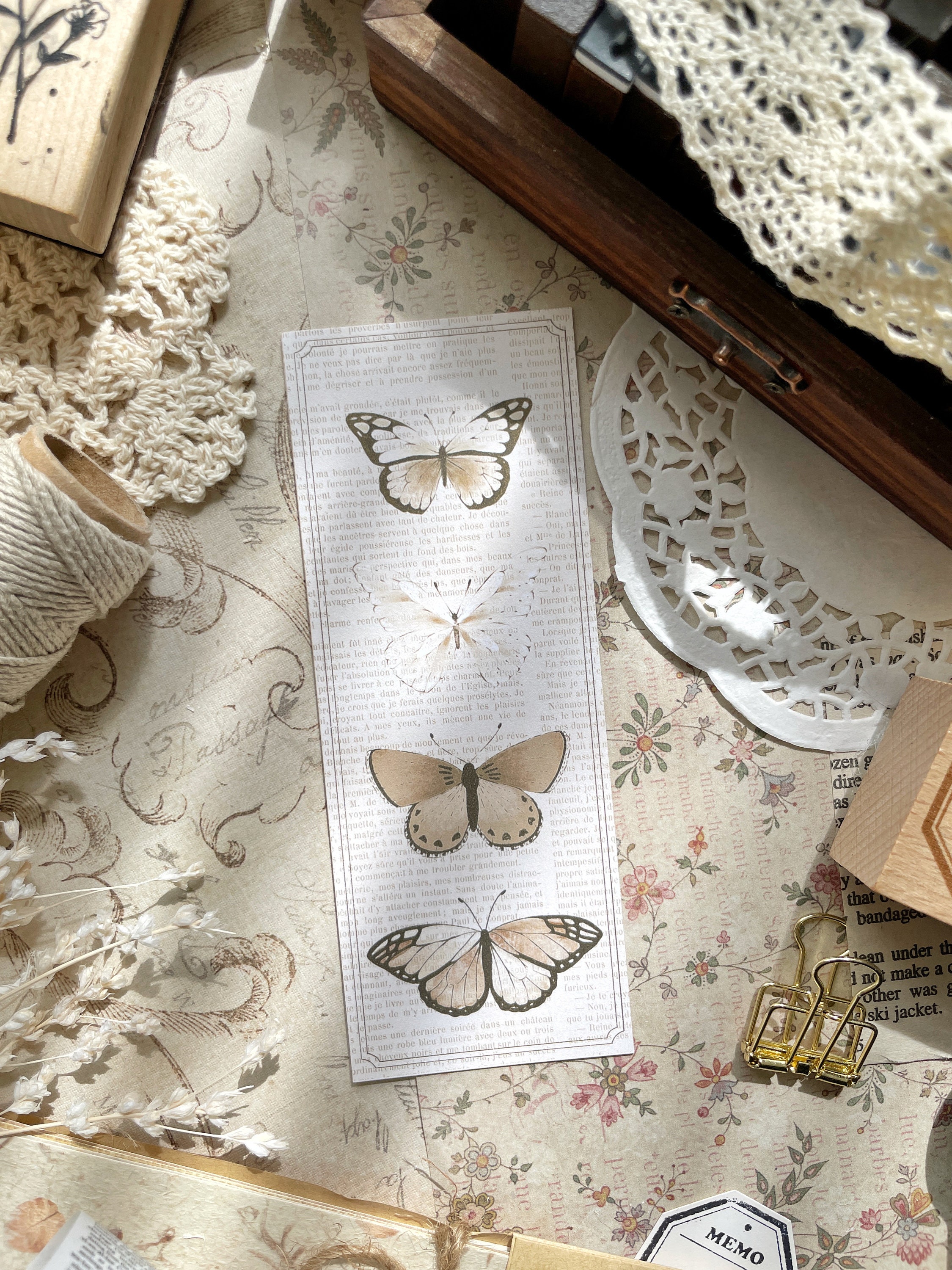 Butterfly Bookmark Bookmark With Tassel Cute Bookmark - Etsy