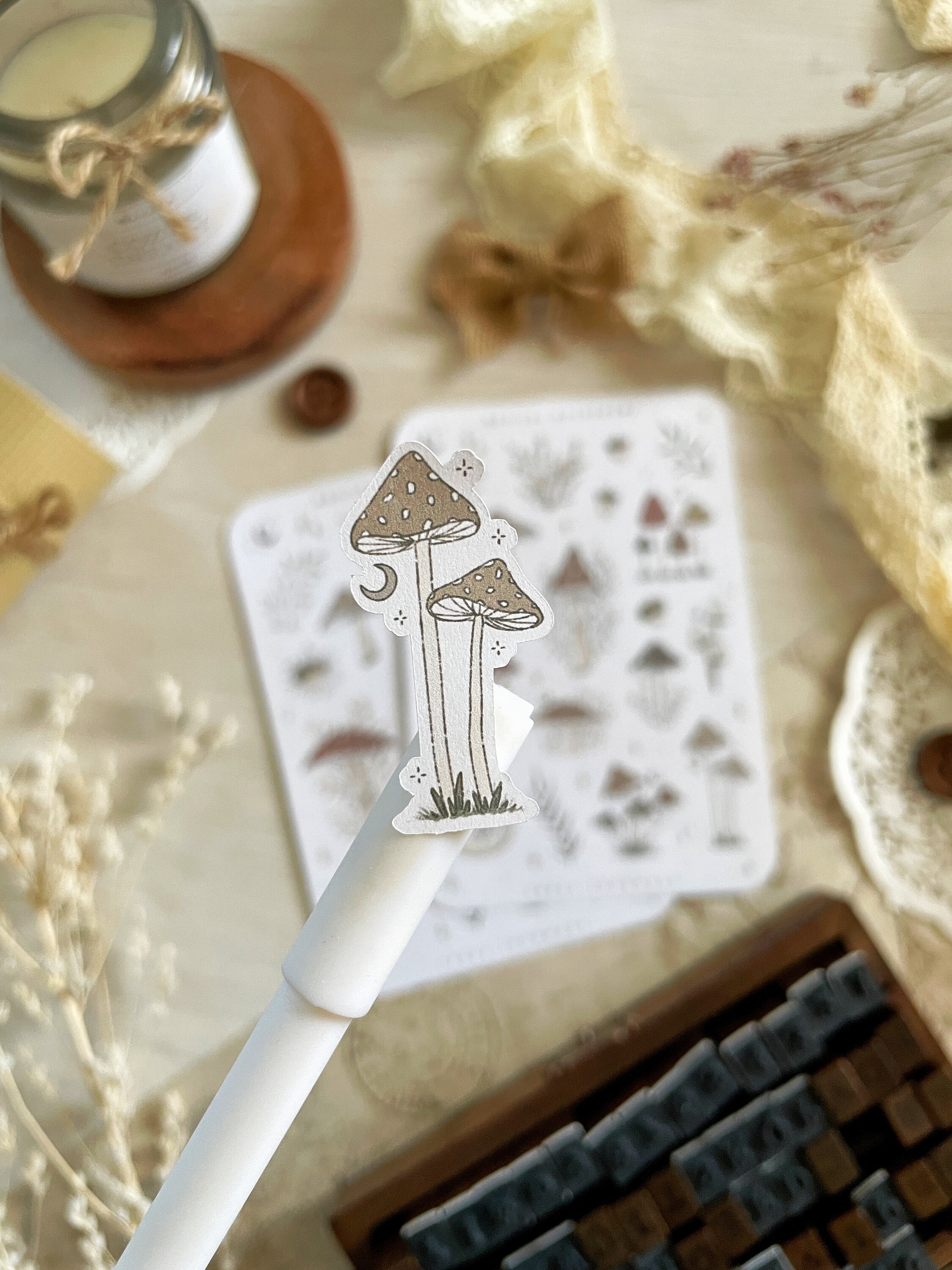 Magical Mushrooms Magical Frames Sticker Sheet Bujo - Etsy