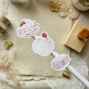 Pretty Pastries Sticker Sheet , Bujo Stickers, Bullet Journal Stickers ...