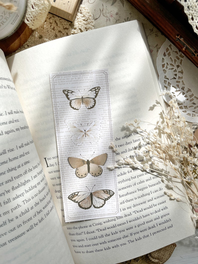 Butterfly Bookmark Bookmark With Tassel Cute Bookmark - Etsy