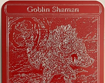 Goblin Shaman Token - Custom Altered MTG Magic the Gathering Fantasy ...