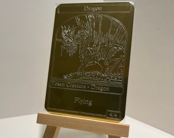 Gold Dragon Token - Etsy