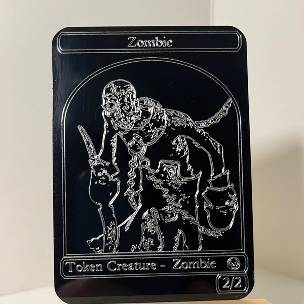 Zombie Decayed Token - Etsy