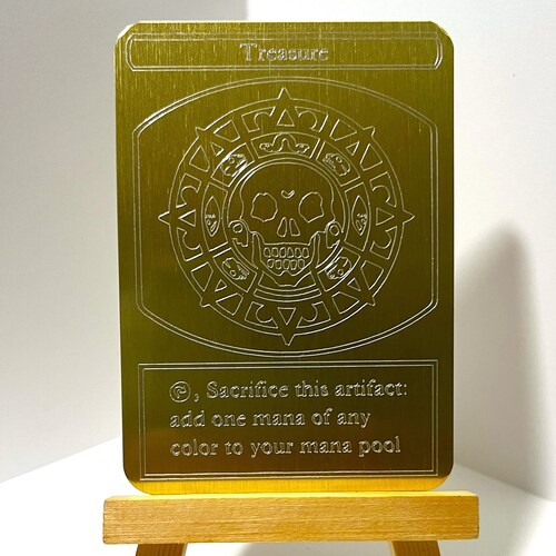 1x Treasure 1 FOIL LAMINATED Custom Altered Token - Etsy