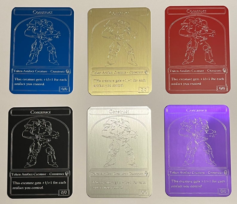 Metal Construct Token - Etsy