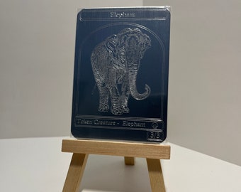 Elephant Token Custom MTG Magic the Gathering Fantasy Board Game Card ...