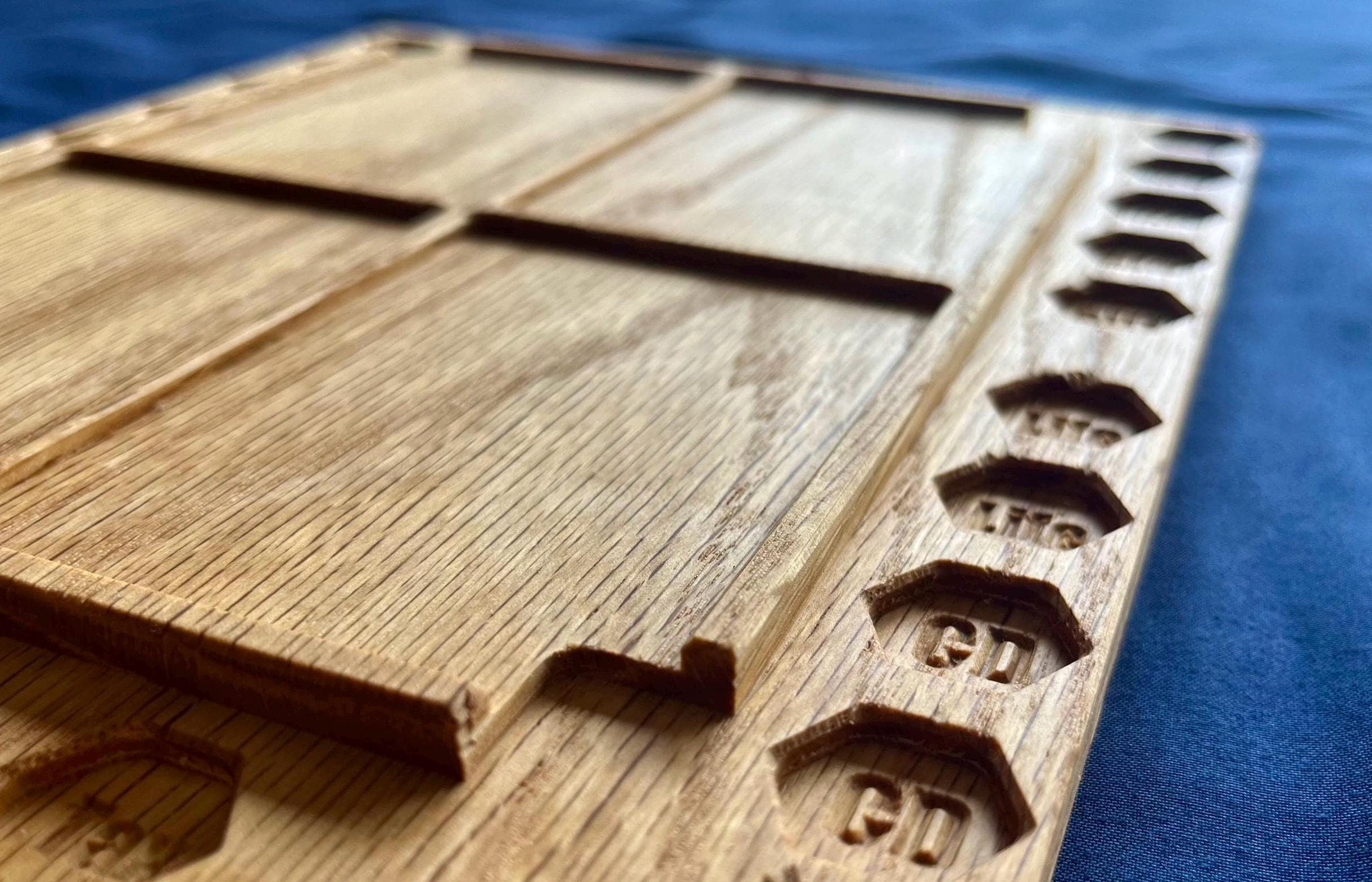 Hardwood Commander Zone: Dice Tracker - Maple or Oak - Etsy