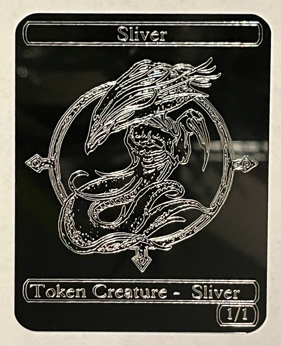 Metal Sliver Token: Creature Card - Etsy