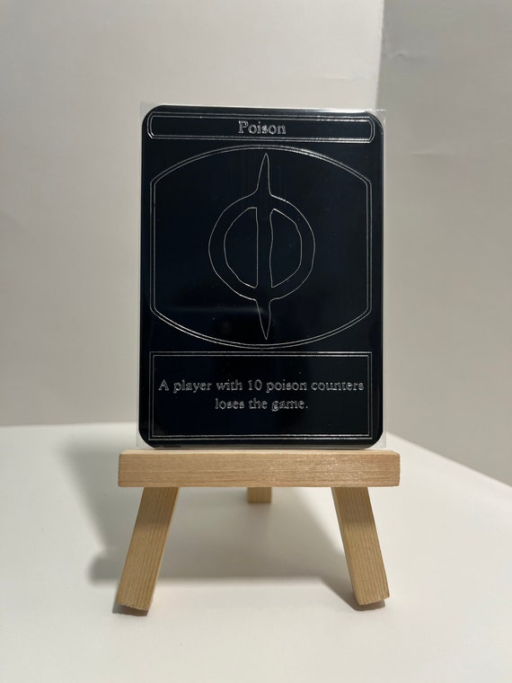 Poison Counter Field Token - Etsy