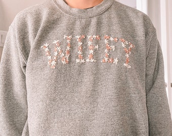 Stitched Custom Sweatshirt - Etsy