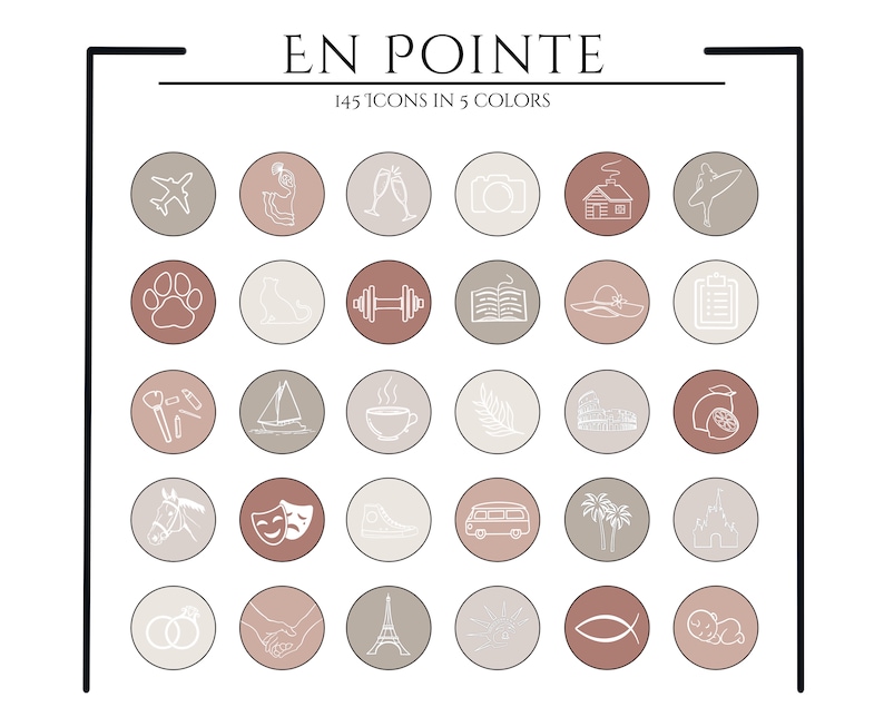 700+ Instagram Highlight Covers, Hand-drawn Art, Minimalist Soft Ballet ...