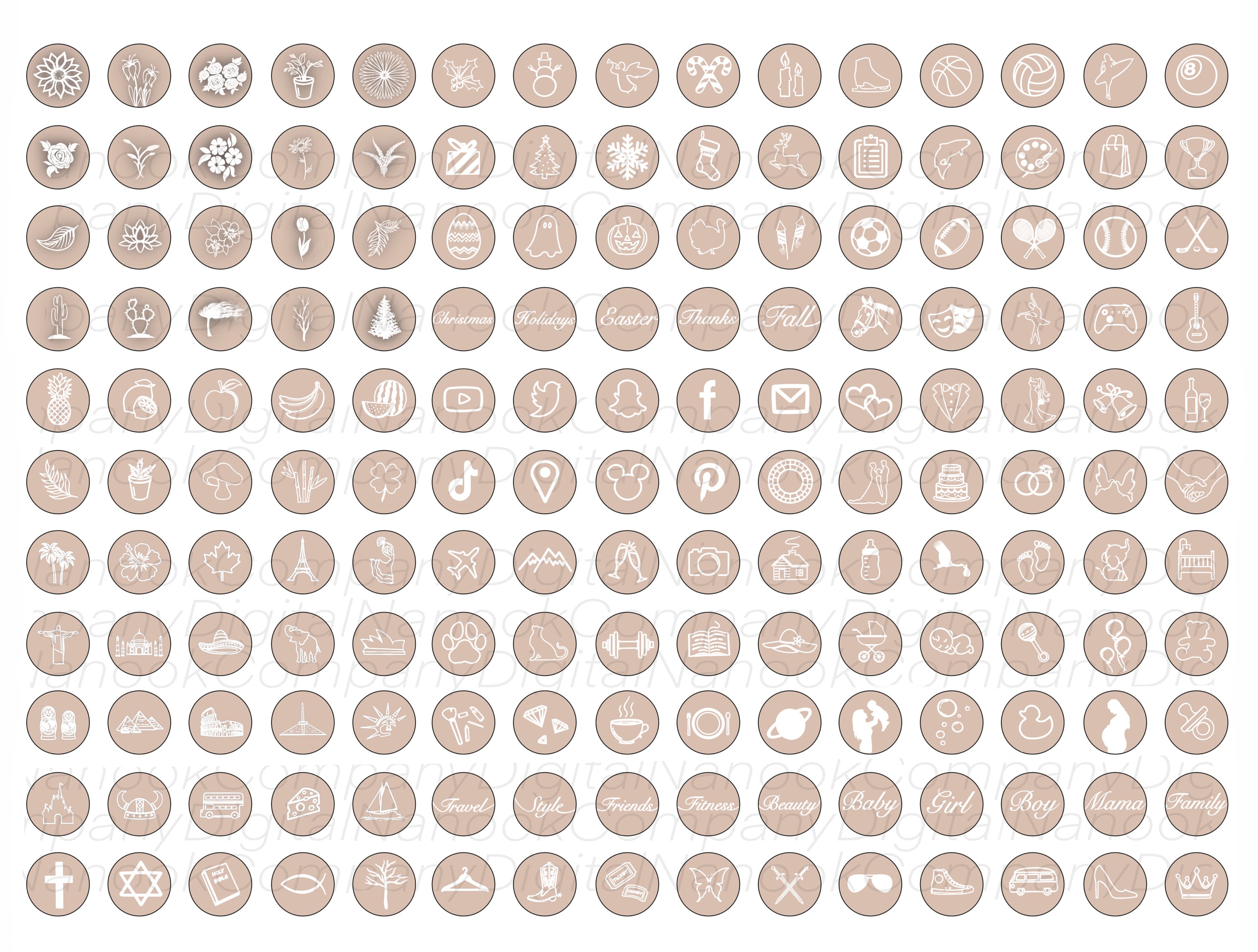 700+ Instagram Highlight Covers, Nude Hand-drawn Art, Minimalist Old ...