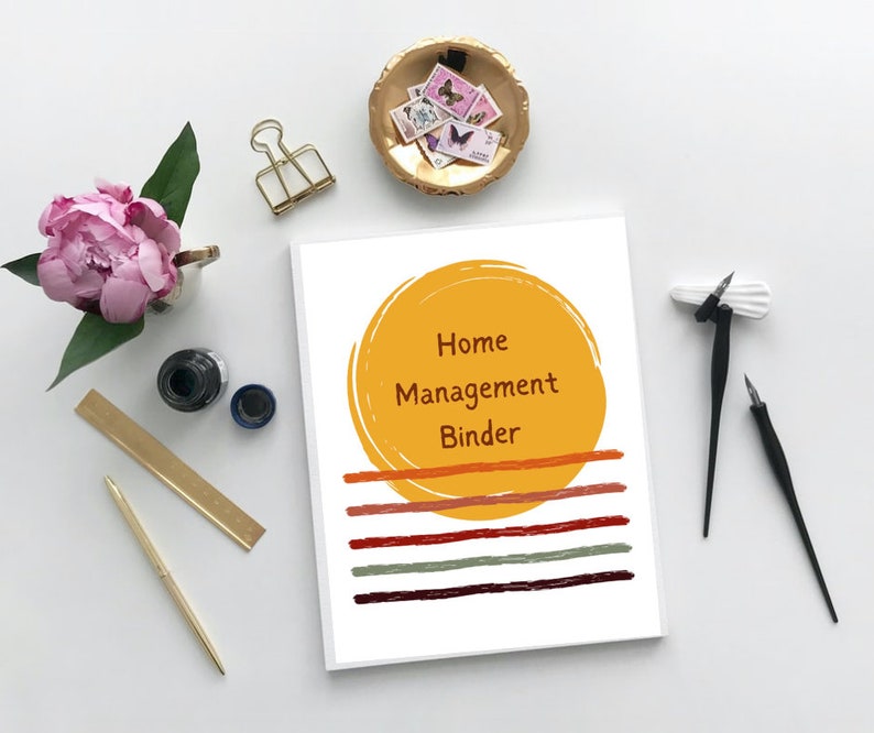 Home Management Binder Printable, Home Management Binder Planner, Life ...