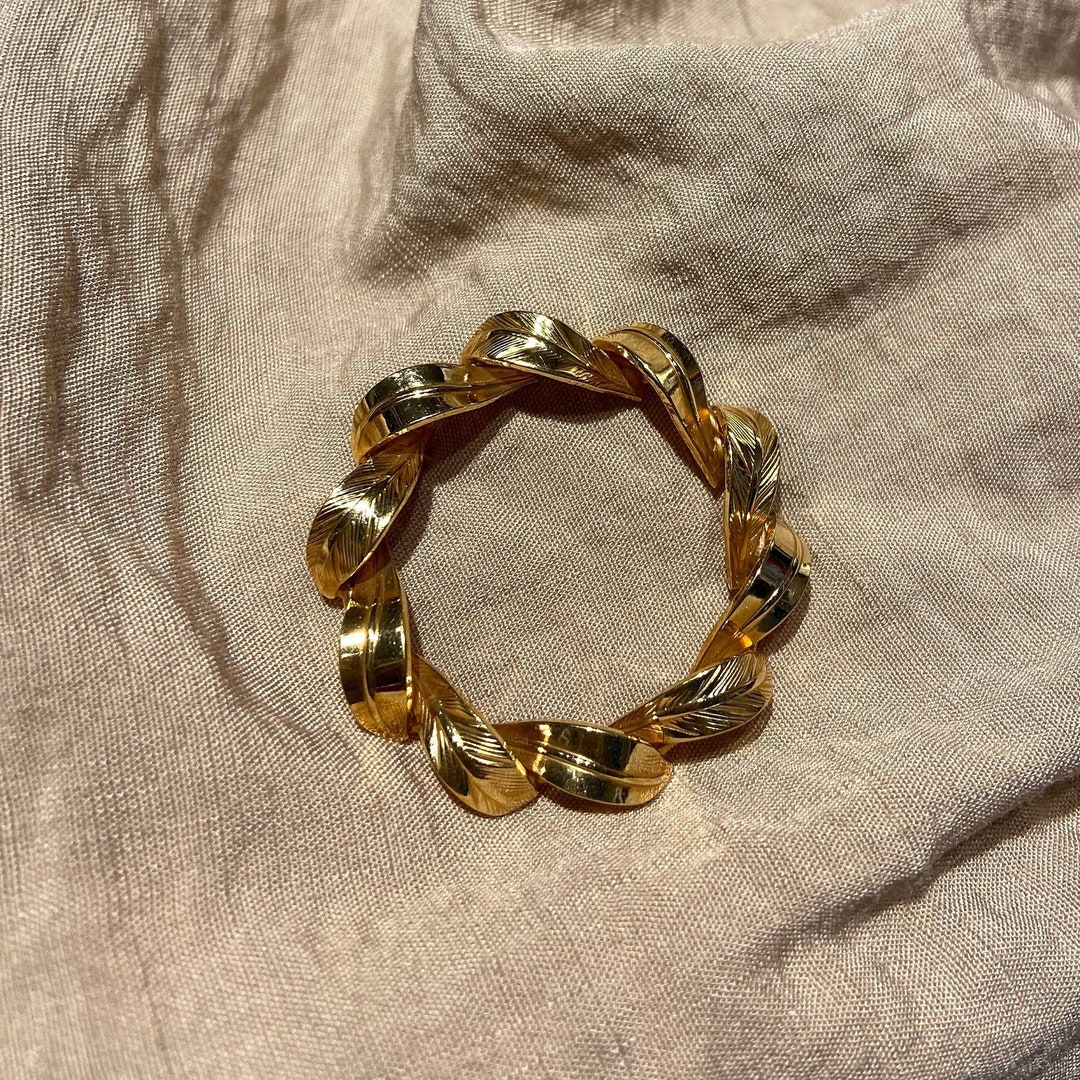 Danecraft Gold Circle Pin 12KT GF, - Etsy