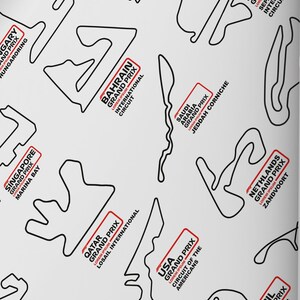 Formula 1 Motorsport Racing Inspired Wrapping Paper, Birthdays ...