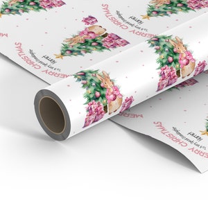 Personalised Peter Rabbit Christmas Wrapping Paper - Etsy