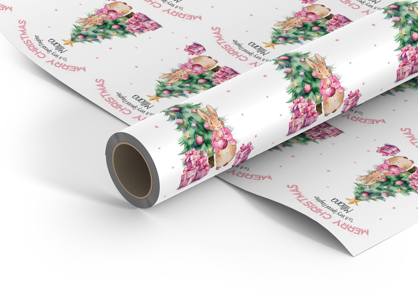 Personalised Peter Rabbit Christmas Wrapping Paper - Etsy