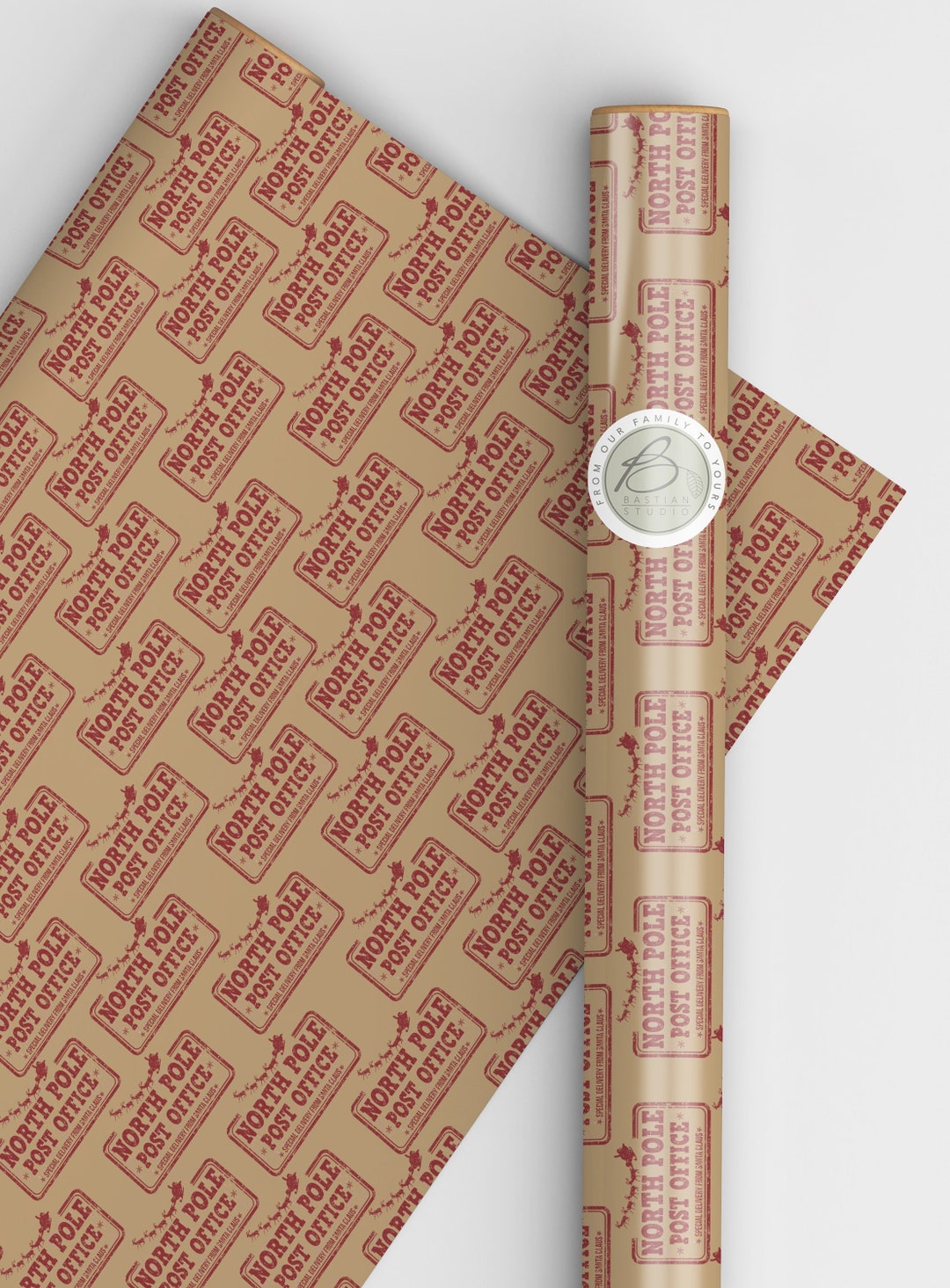 Christmas Eco Friendly Gift Wrapping Paper, 100% Recycled & Recyclable ...
