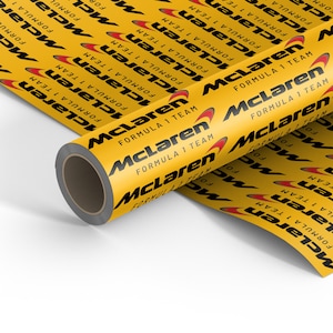 Formula 1 Mclaren Team Inspired Wrapping Paper, F1 Birthday, F1 2023 ...