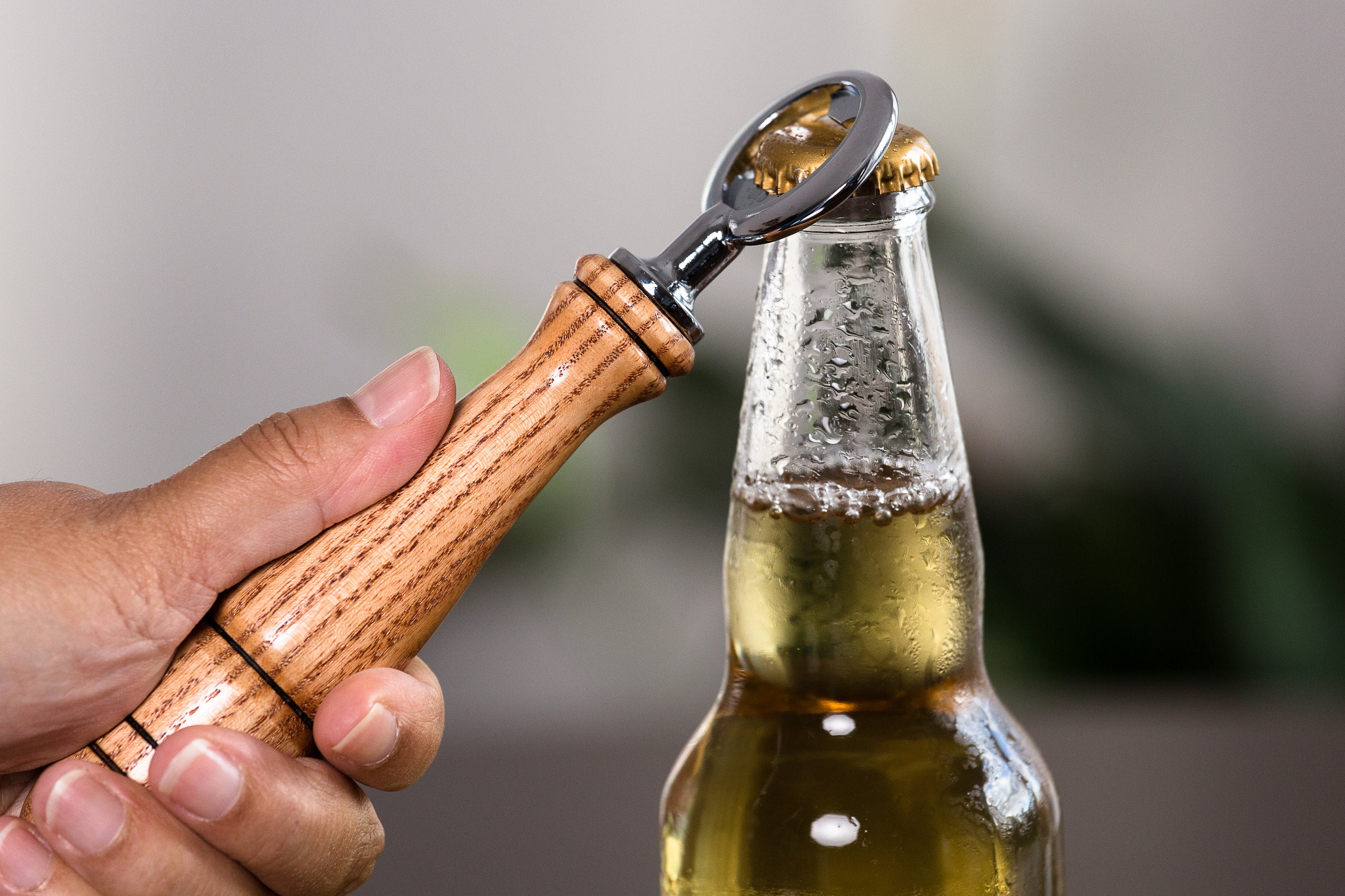 Beer Bottle Opener Custom Wood Turned Beer Bottle Opener - Etsy UK