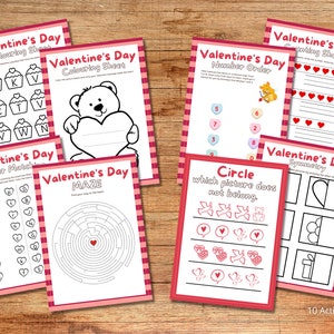 Printable Valentine Cards for Kid | Valentine Printable Kids Craft for ...