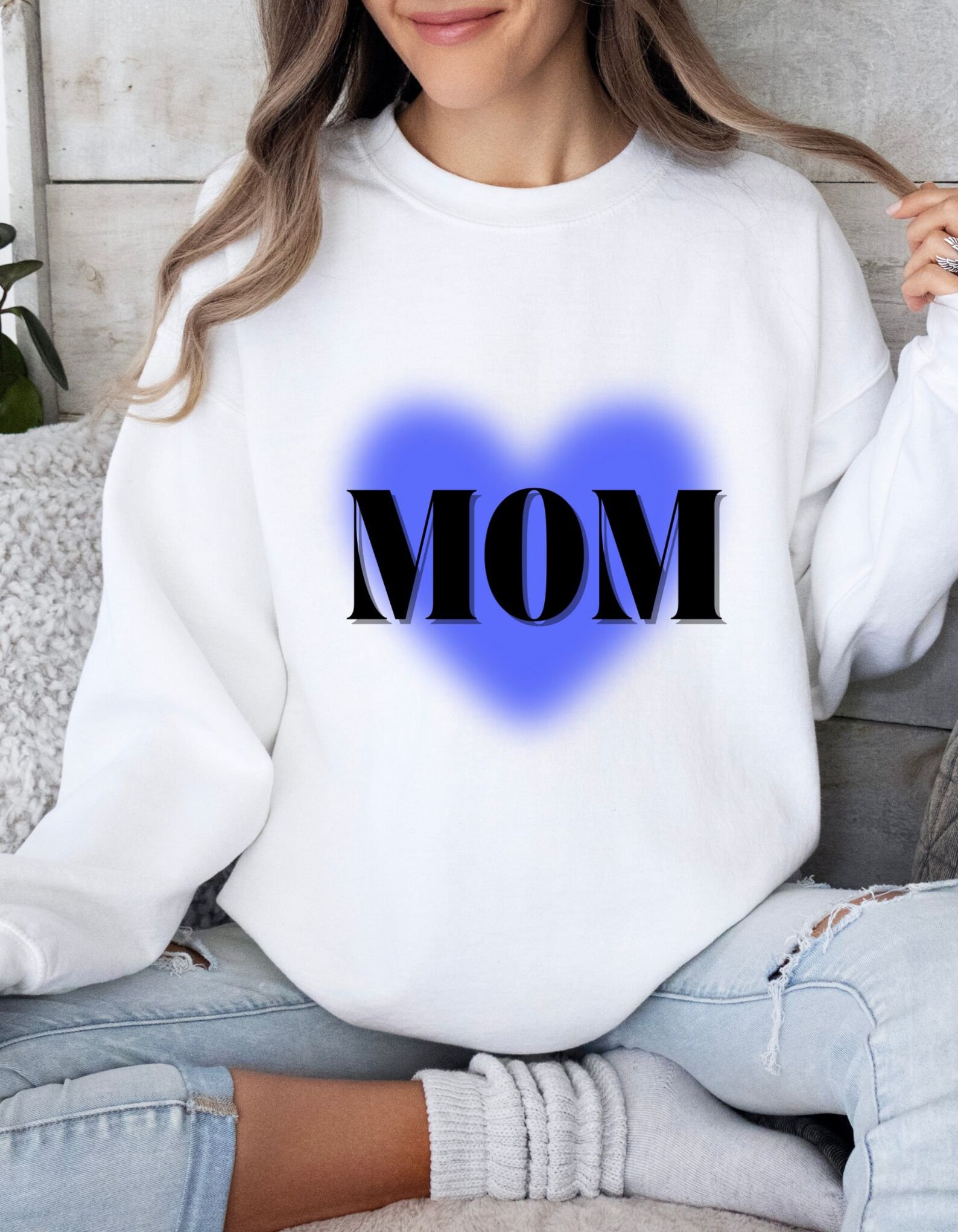 MOM Corazon Azul Blue Heart Desing Diseno Orazon Azul Png - Etsy