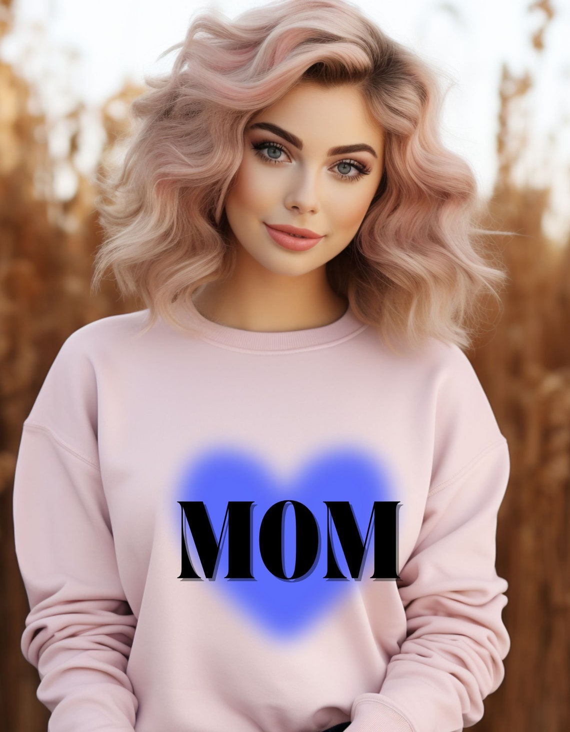 MOM Corazon Azul Blue Heart Desing Diseno Orazon Azul Png - Etsy