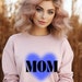 MOM Corazon Azul Blue Heart Desing Diseno Orazon Azul Png - Etsy