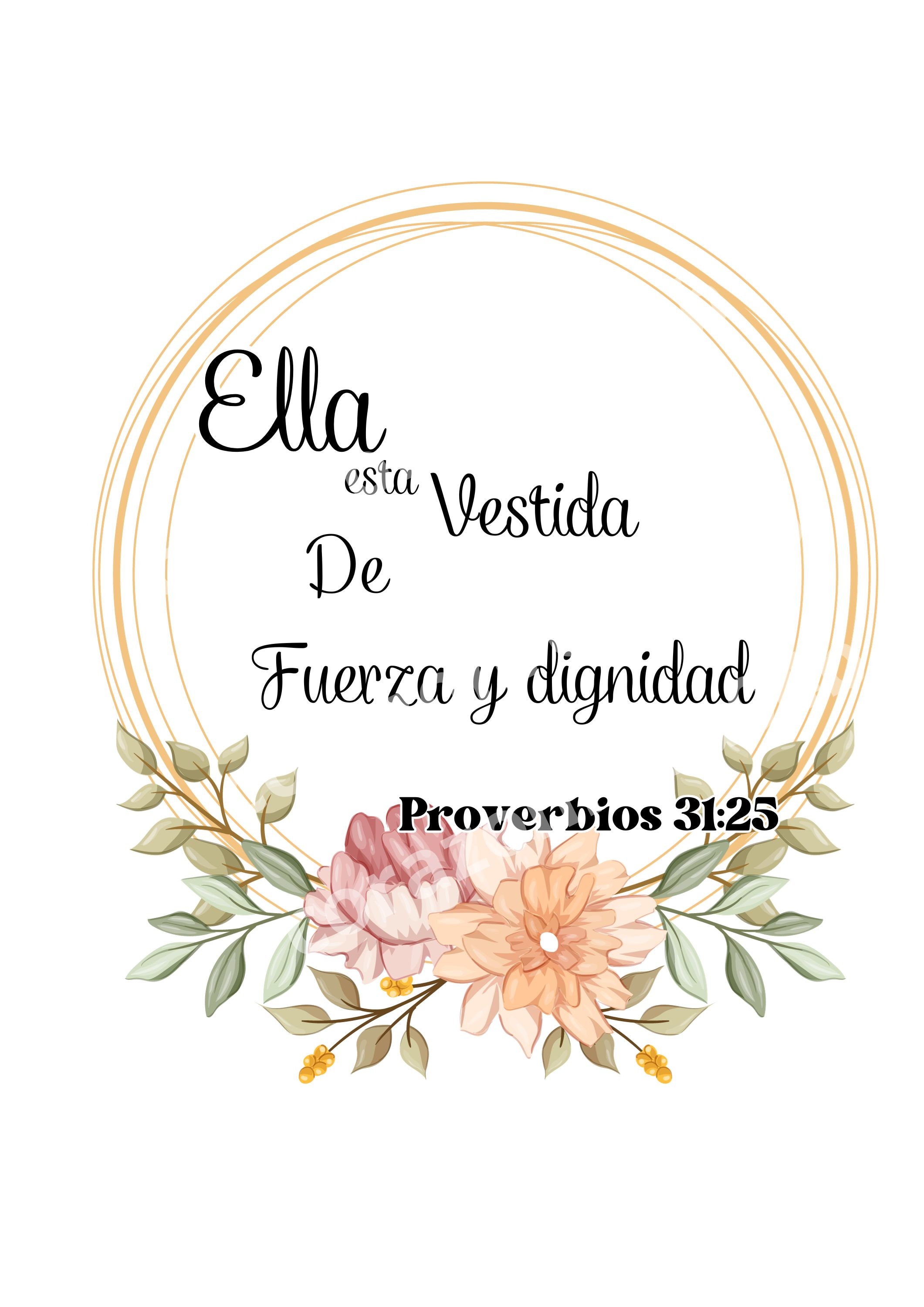 Png Proverbios 31:25 Digital Svg Cristiano Producto Digital Diseno Cristiano Escritura Biblica ...