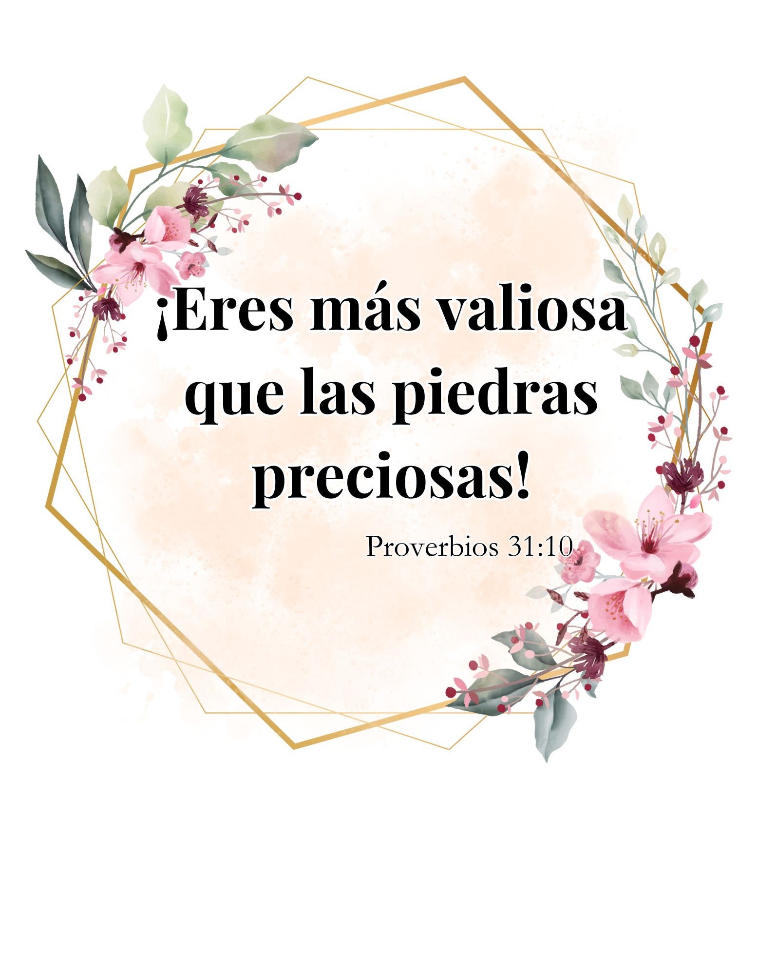Proverbios 31:10 Eres Más Valiosa Que Las Piedras Preciosas Diseno Para ...