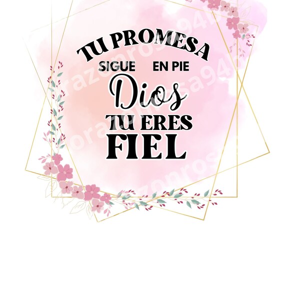 Tu Promesa Svg - Etsy