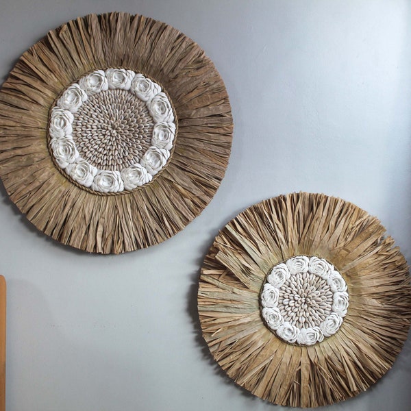 Raffia Wall Decor - Etsy