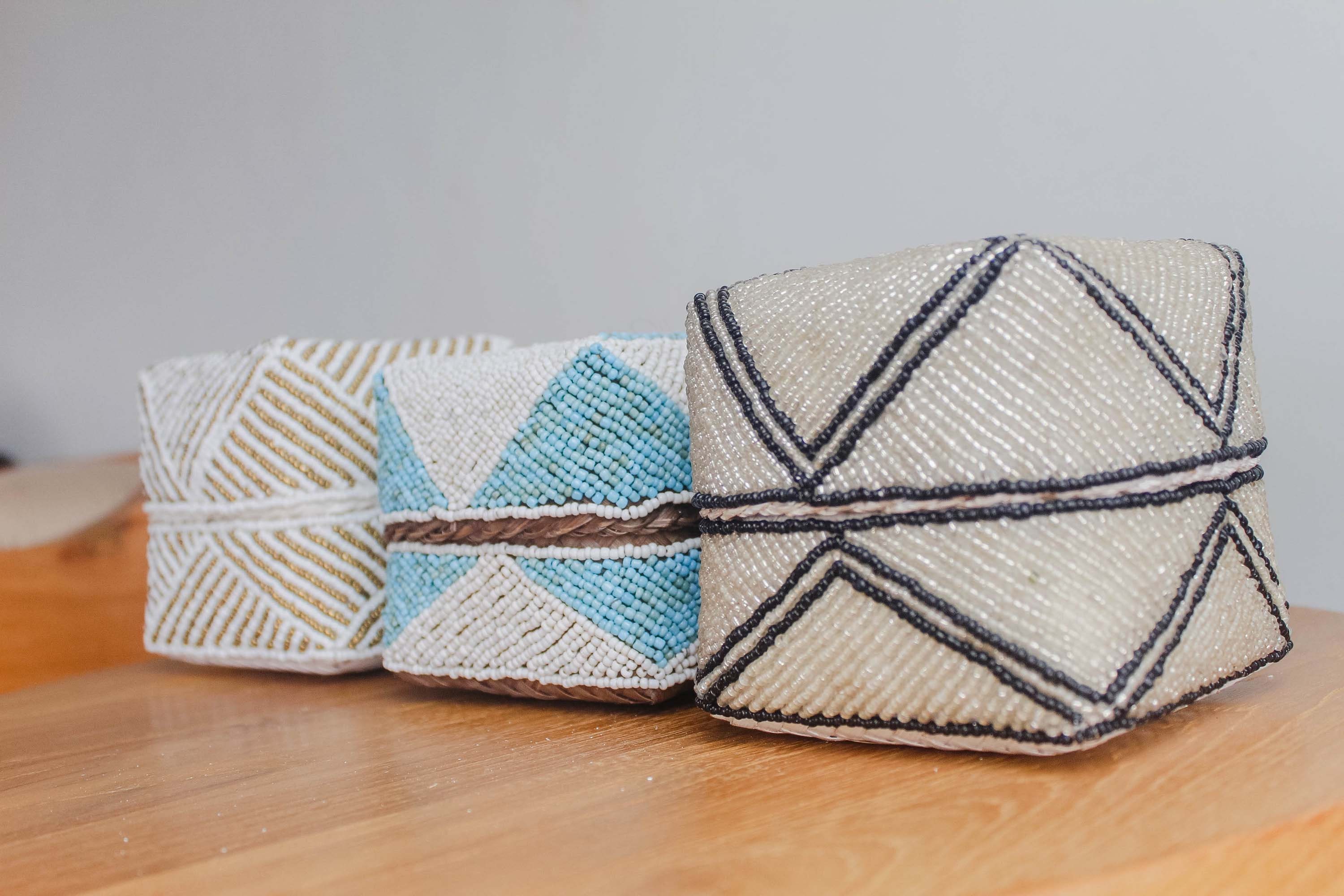 Mini Storage Bead Box, Bali Box Basket, Woven Bamboo Basket, Essential ...