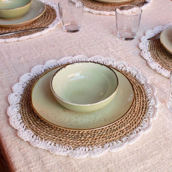 Seagrass Table Mats - Etsy