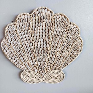 Boho Beach Decor Oyster Shells Seashell Wall Art Beach Theme - Etsy