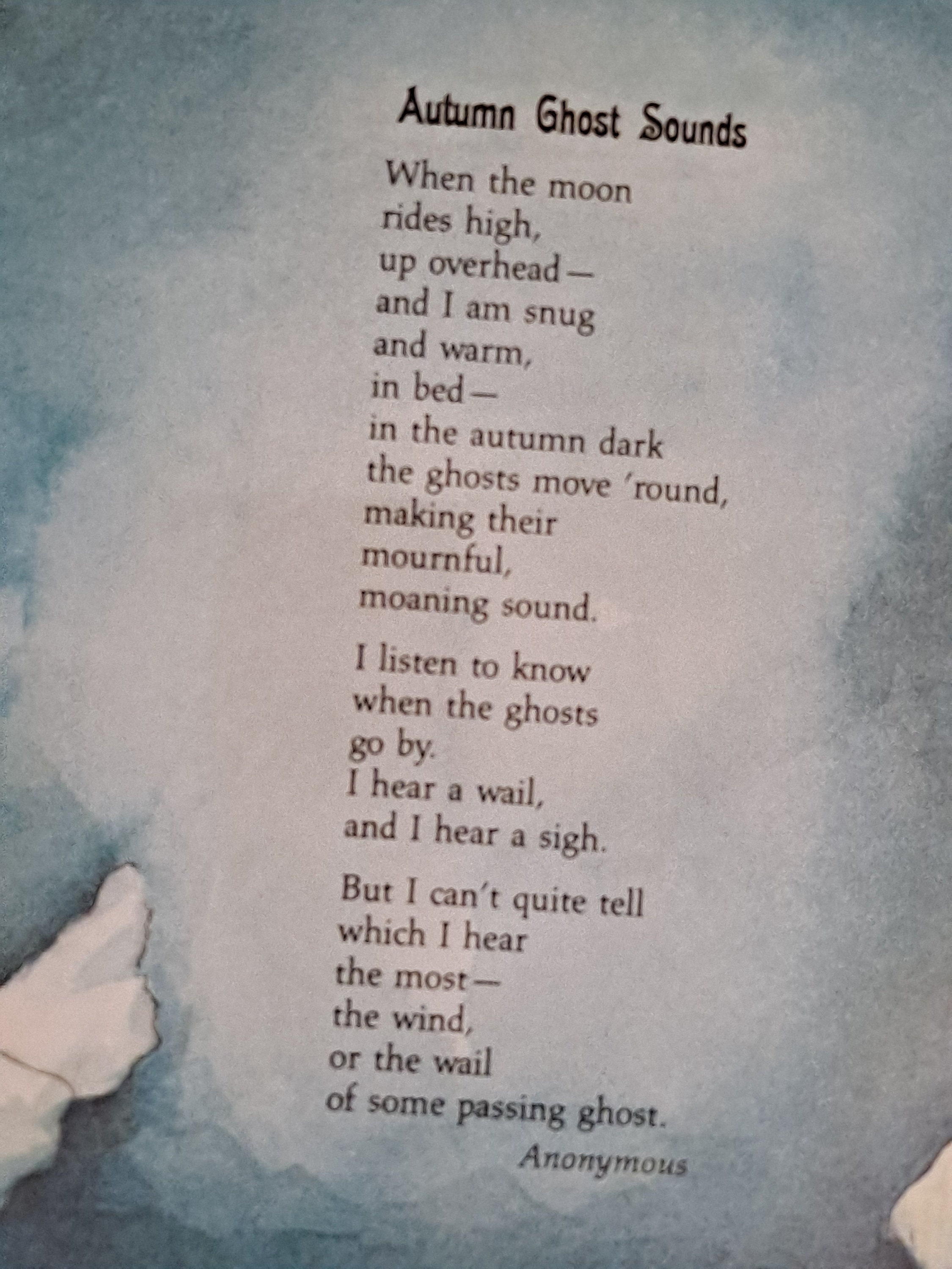 Chosts and Goosebumps Poems to Chill Your Bones Book, Soft Cover ...