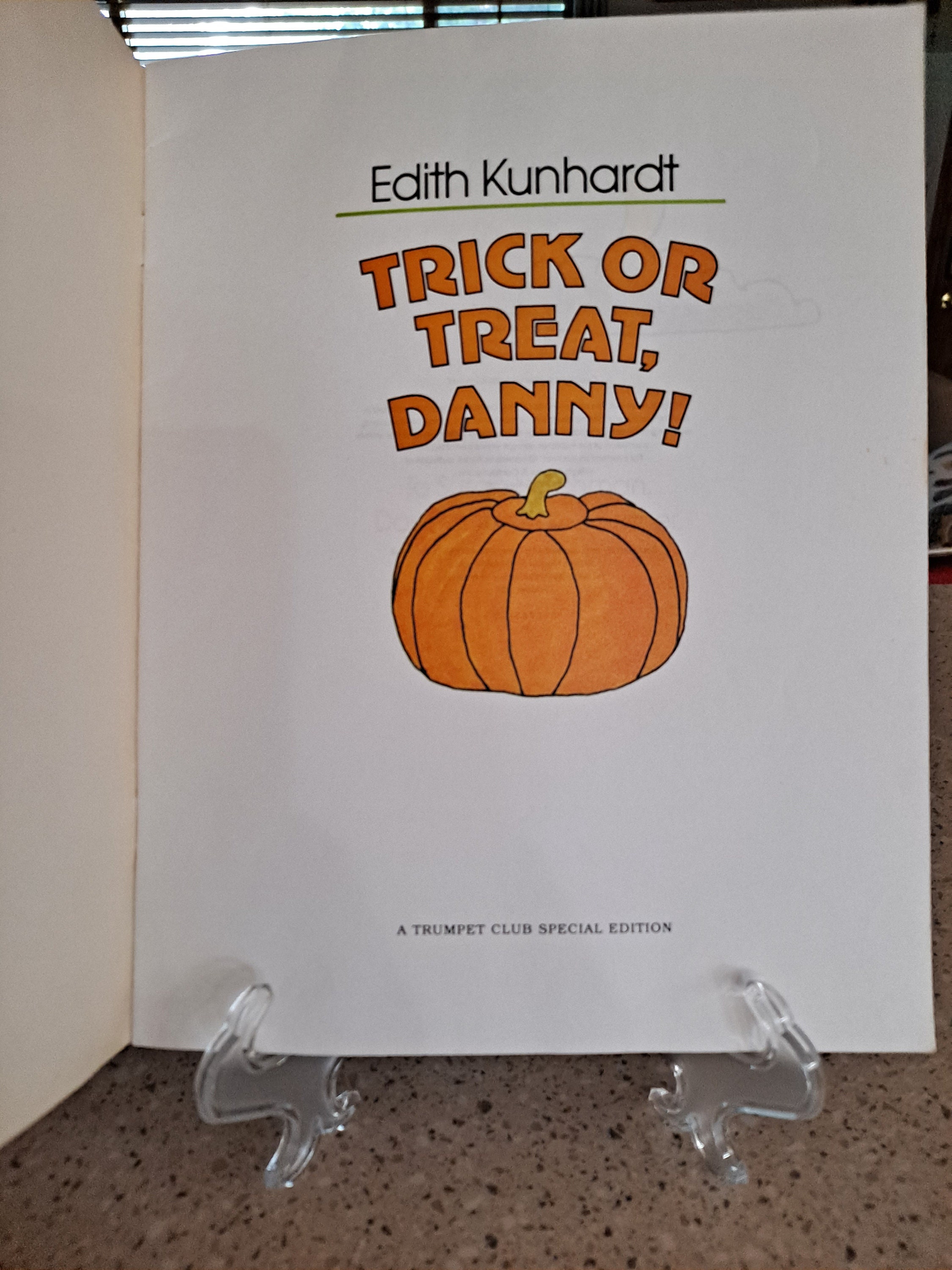 Trick or Treat Danny Book by Edith Kunhardt Soft Cover, Paperback ...