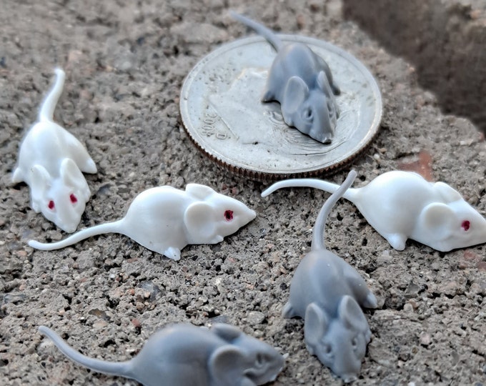 Micro, Mini, Miniature Mice, Mouse, Craft, Toy, Diorama, Christmas ...
