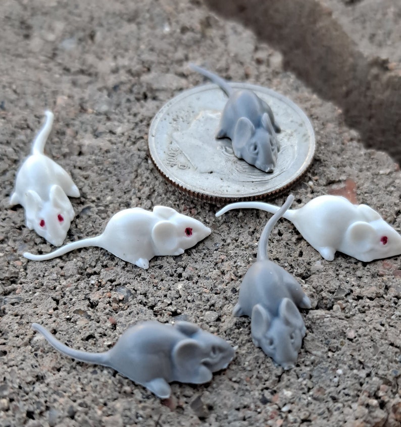 Micro, Mini, Miniature Mice, Mouse, Craft, Toy, Diorama, Christmas ...