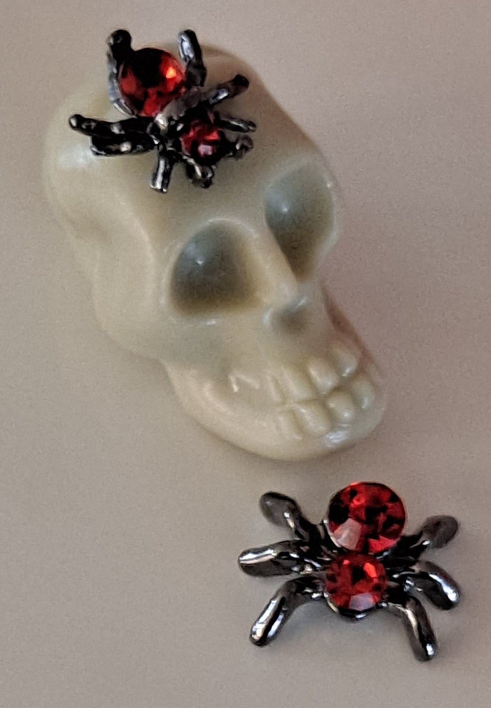 Miniature, Mini, Plastic Skeleton Skulls, Craft, Party Favors, Charms ...