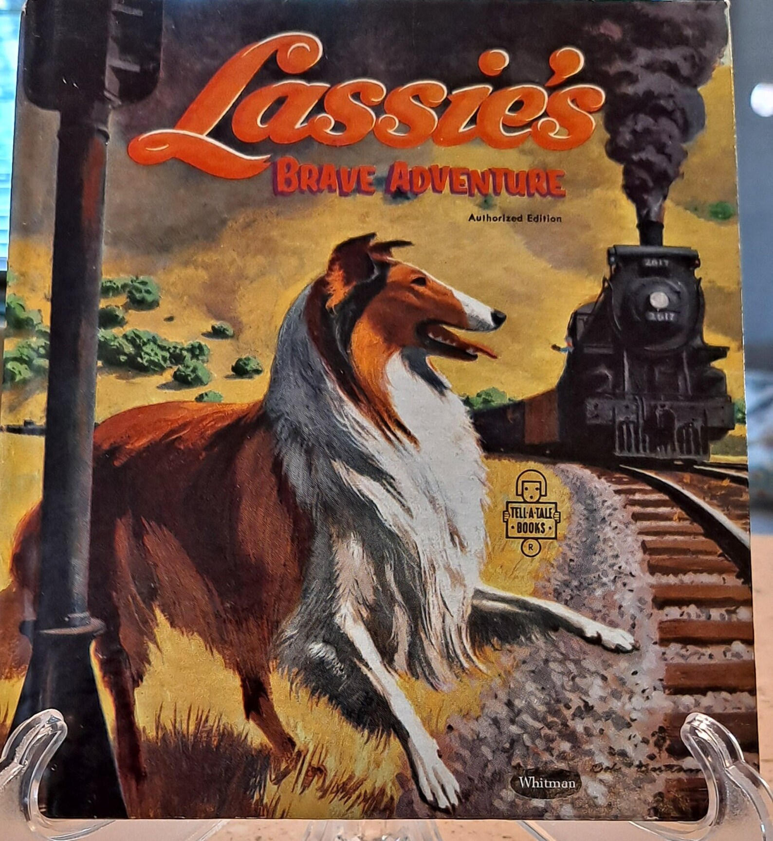 Lassie's Brave Adventure Hardcover Book 1958 Whitman Tell-a-tale ...