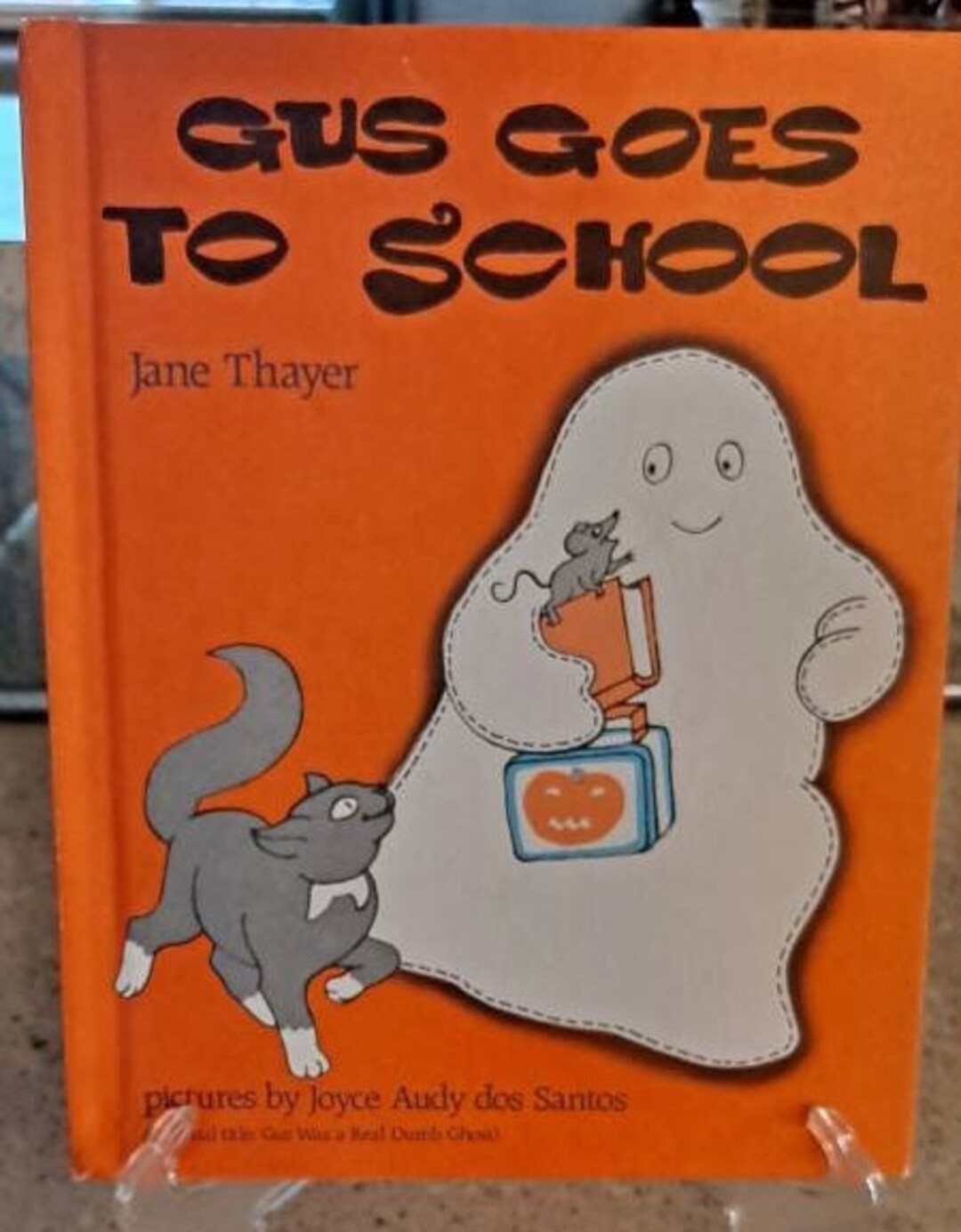 Gus Goes to School Book Hard Cover Ghost Halloween Book by - Etsy