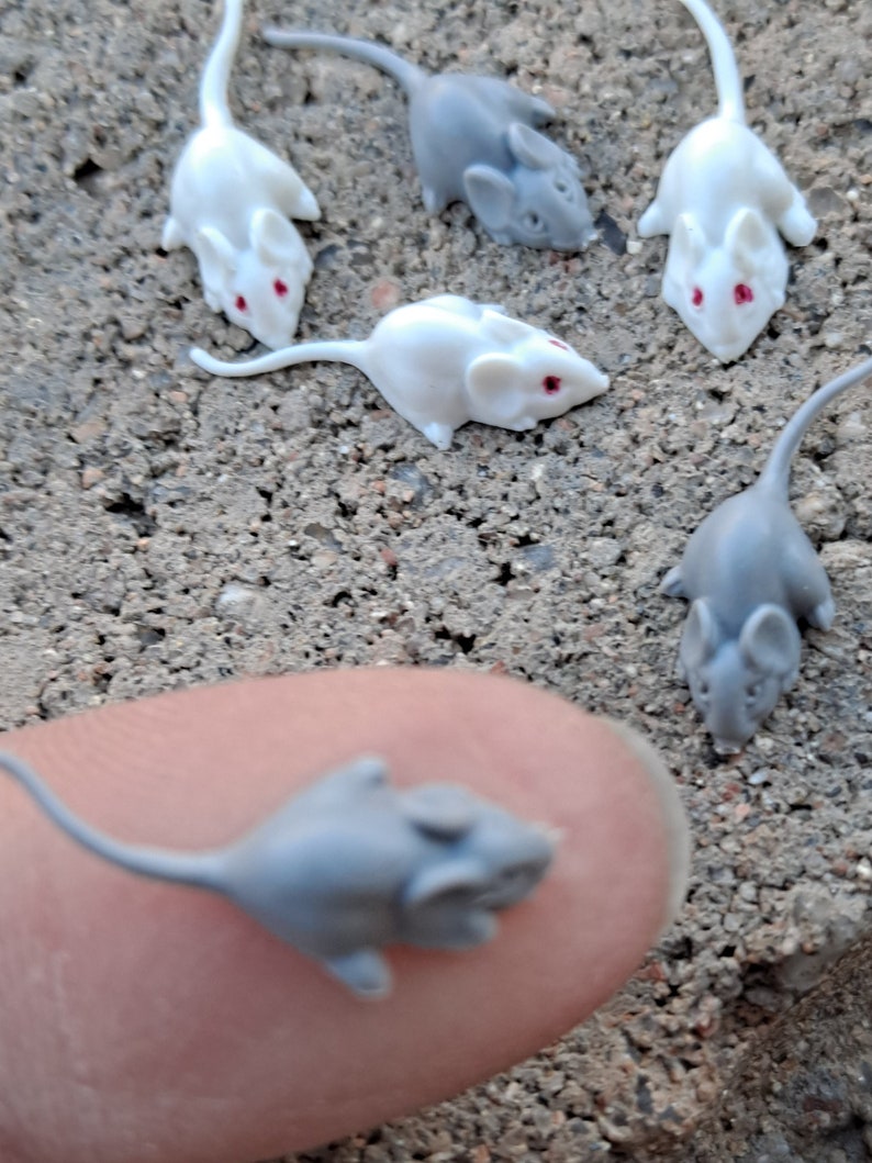 Micro, Mini, Miniature Mice, Mouse, Craft, Toy, Diorama, Christmas ...