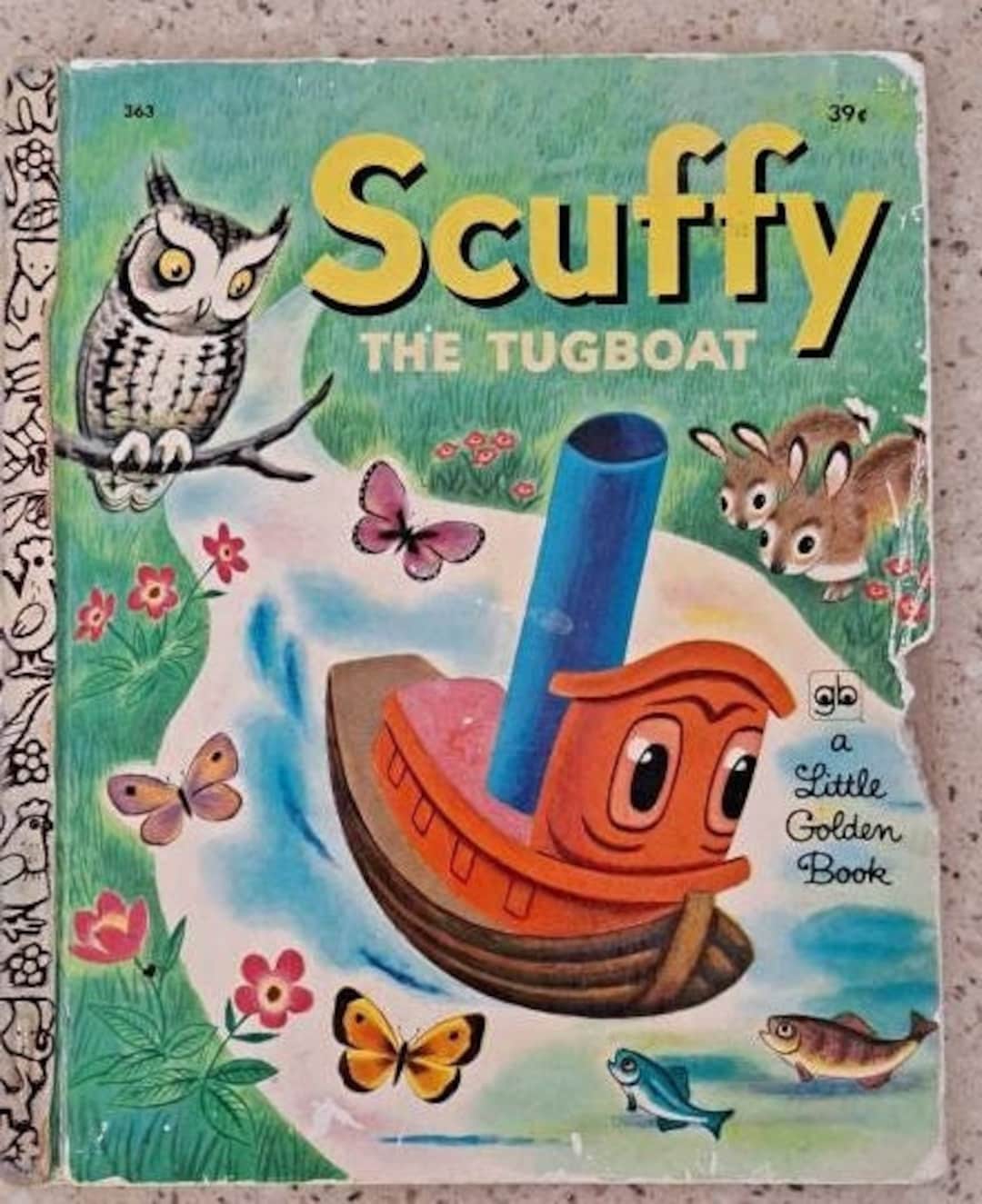 Scuffy the Tugboat, A Little Golden Book, Hardcover by Gertrude ...